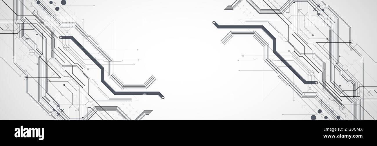 Abstract horizontal technology background. Communication concept ...