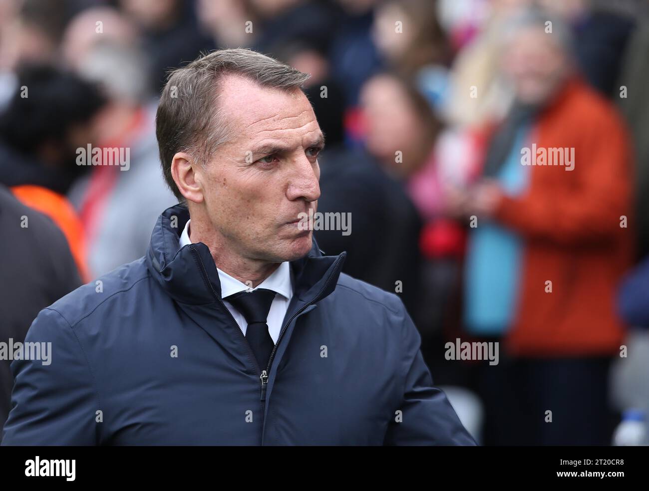 Brendan Rogers Manager of Leicester City. - Crystal Palace v Leicester ...