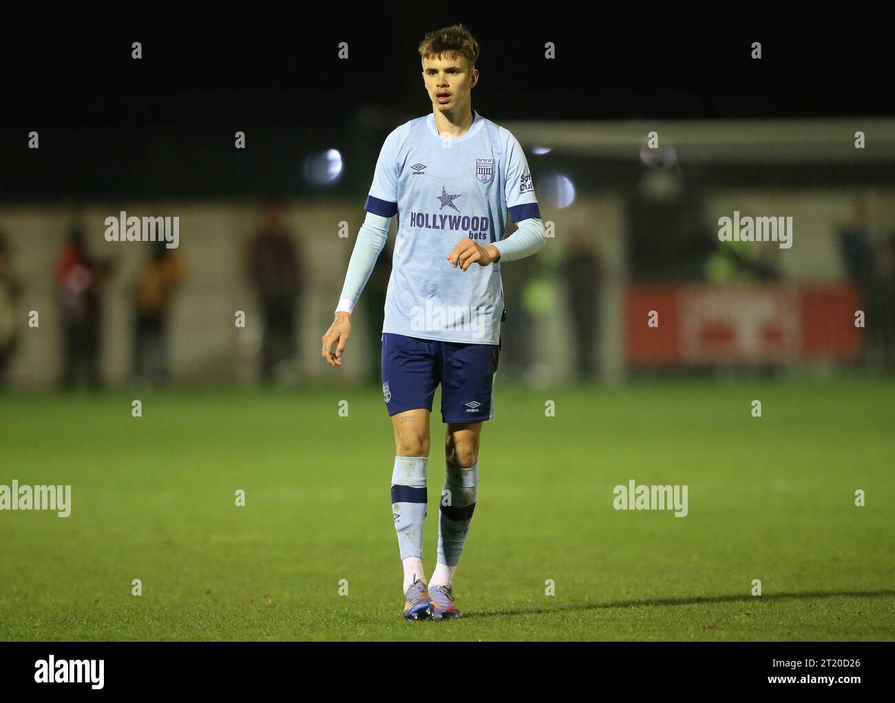 Romeo Beckham of Brentford B. - Hayes & Yeading v Brentford B ...