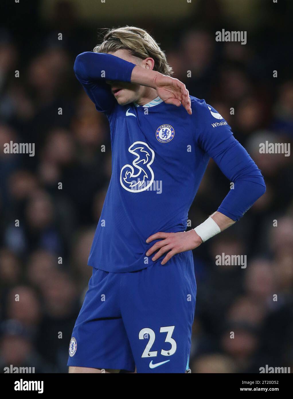 Conor Gallagher of Chelsea looks disappointed & dejected. - Chelsea v ...