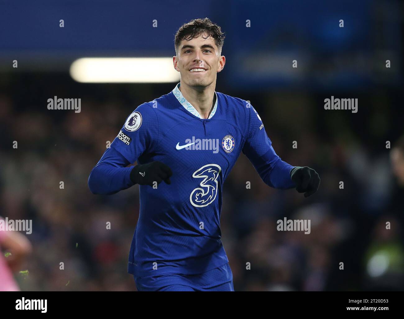 GOAL 2-1, Kai Havertz of Chelsea goal celebration. - Chelsea v Everton ...