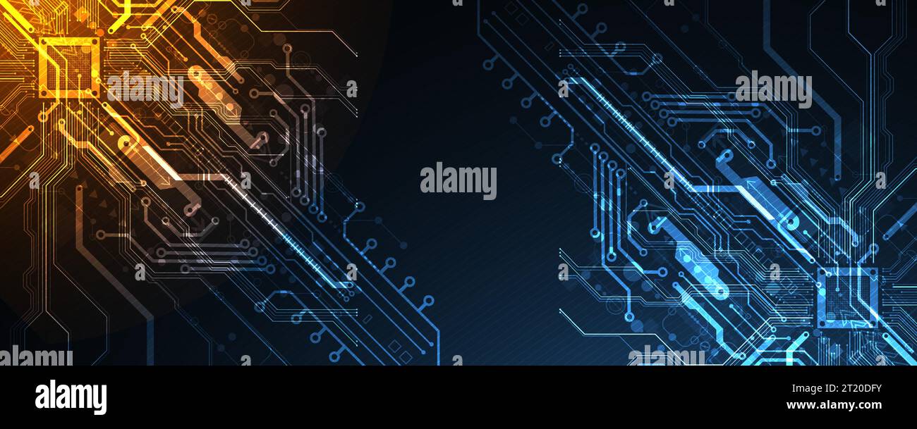 Abstract background on technological and scientific topics. CPU concept ...