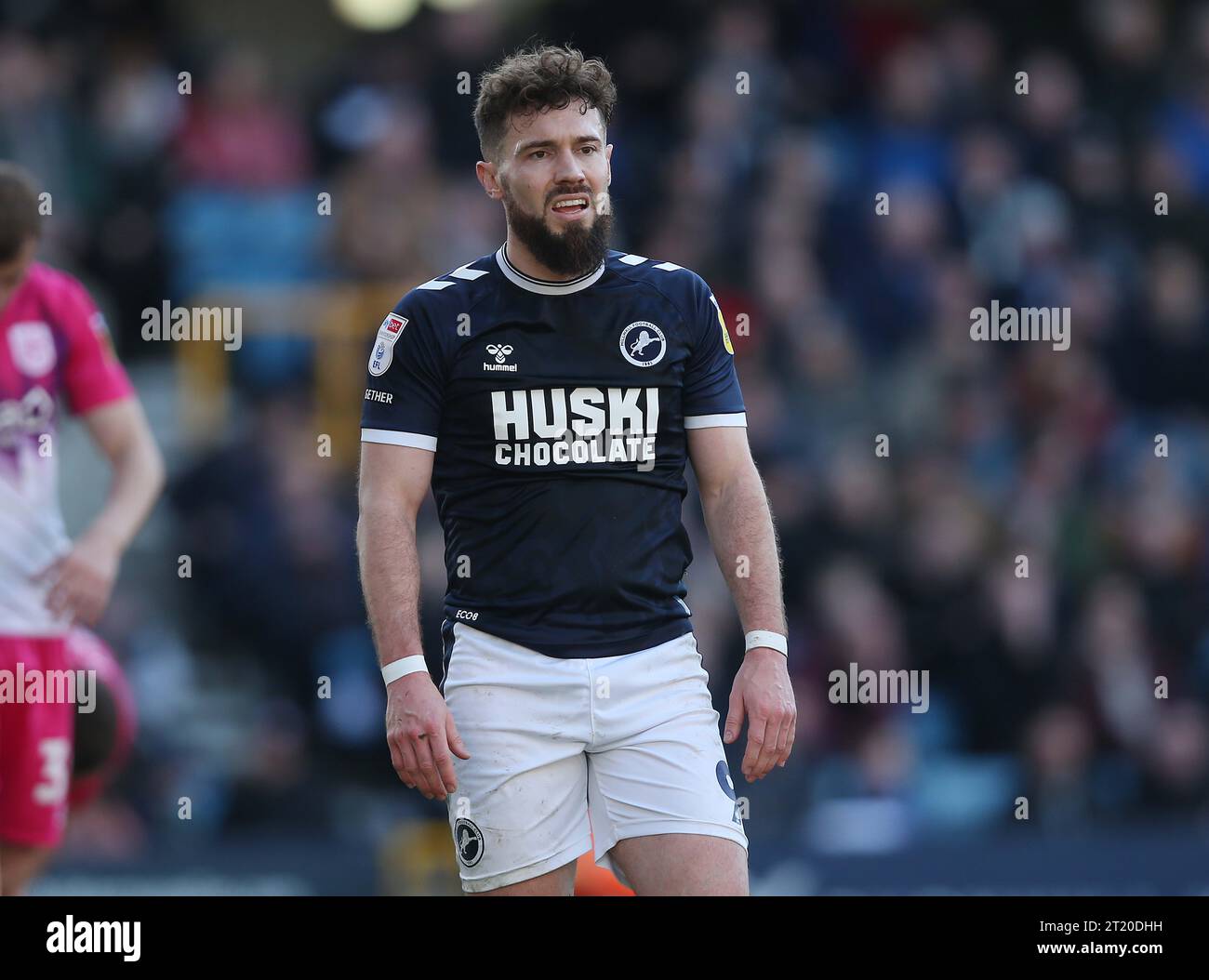 Tom Bradshaw of Millwall. - Millwall v Huddersfield Town, Sky Bet ...