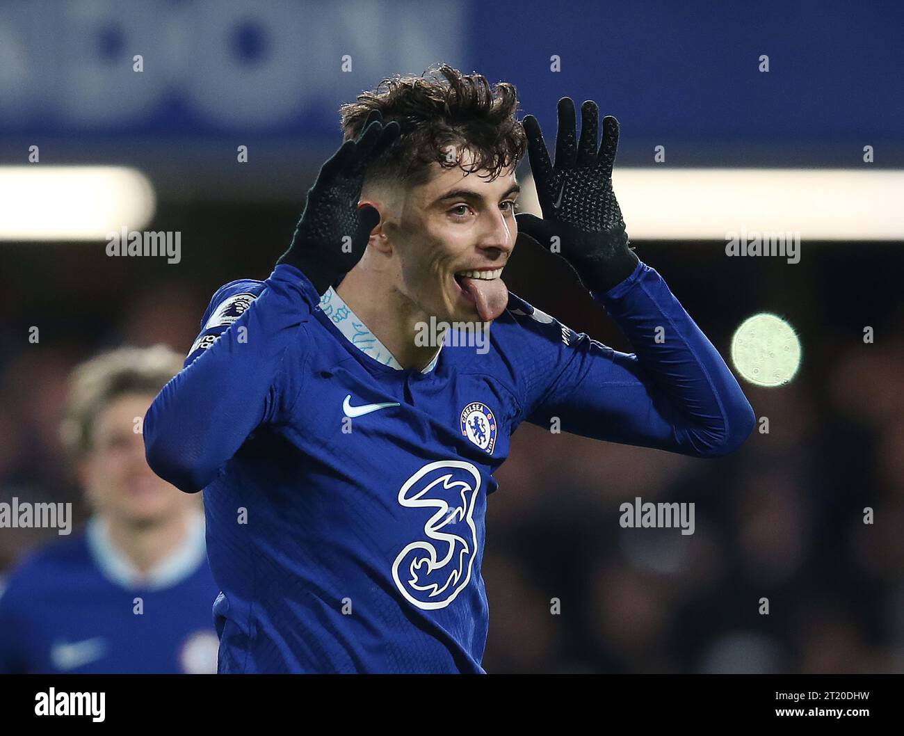 GOAL 1-0, Kai Havertz of Chelsea goal celebration. - Chelsea v Everton ...