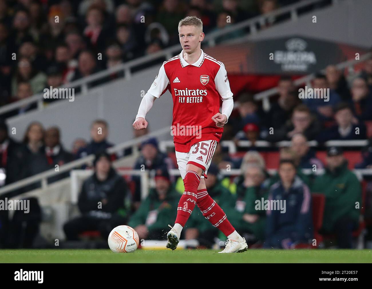 Oleksandr Zinchenko of Arsenal. - Arsenal v Sporting Lisbon, UEFA ...