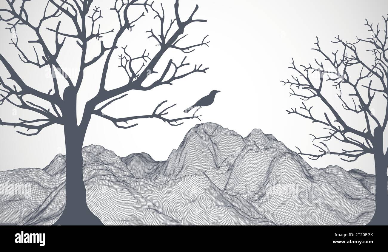 Abstract digital environment Stock Vector Images - Alamy