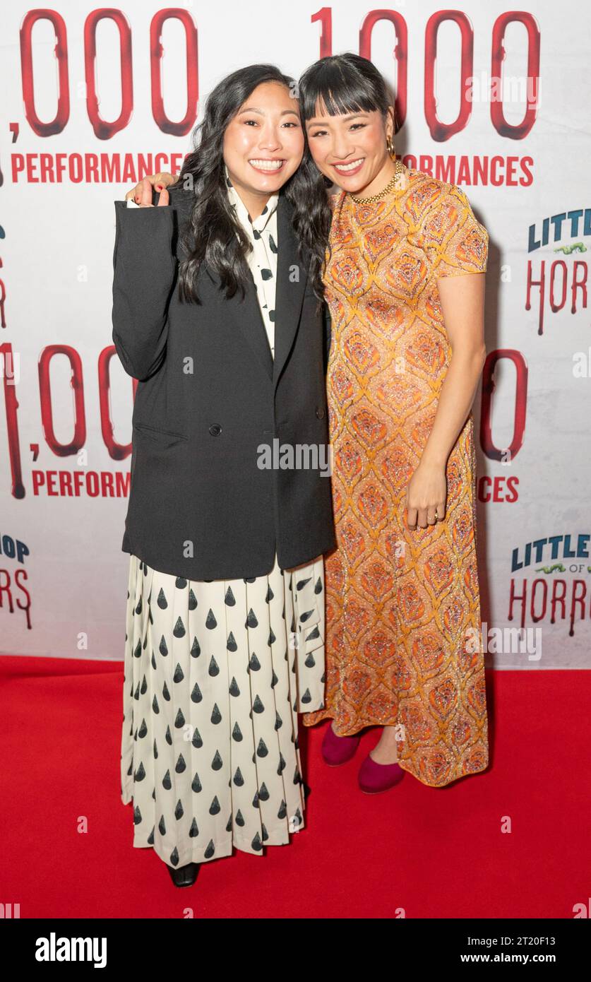 Awkwafina and Constance Wu attend celebration of 100th performance of ...