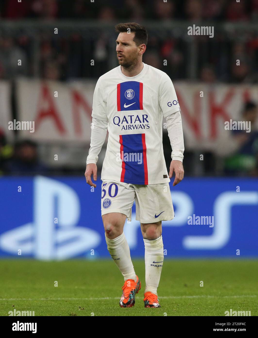 Lionel Messi of Paris Saint-Germain. - Bayern Munich v Paris Saint ...