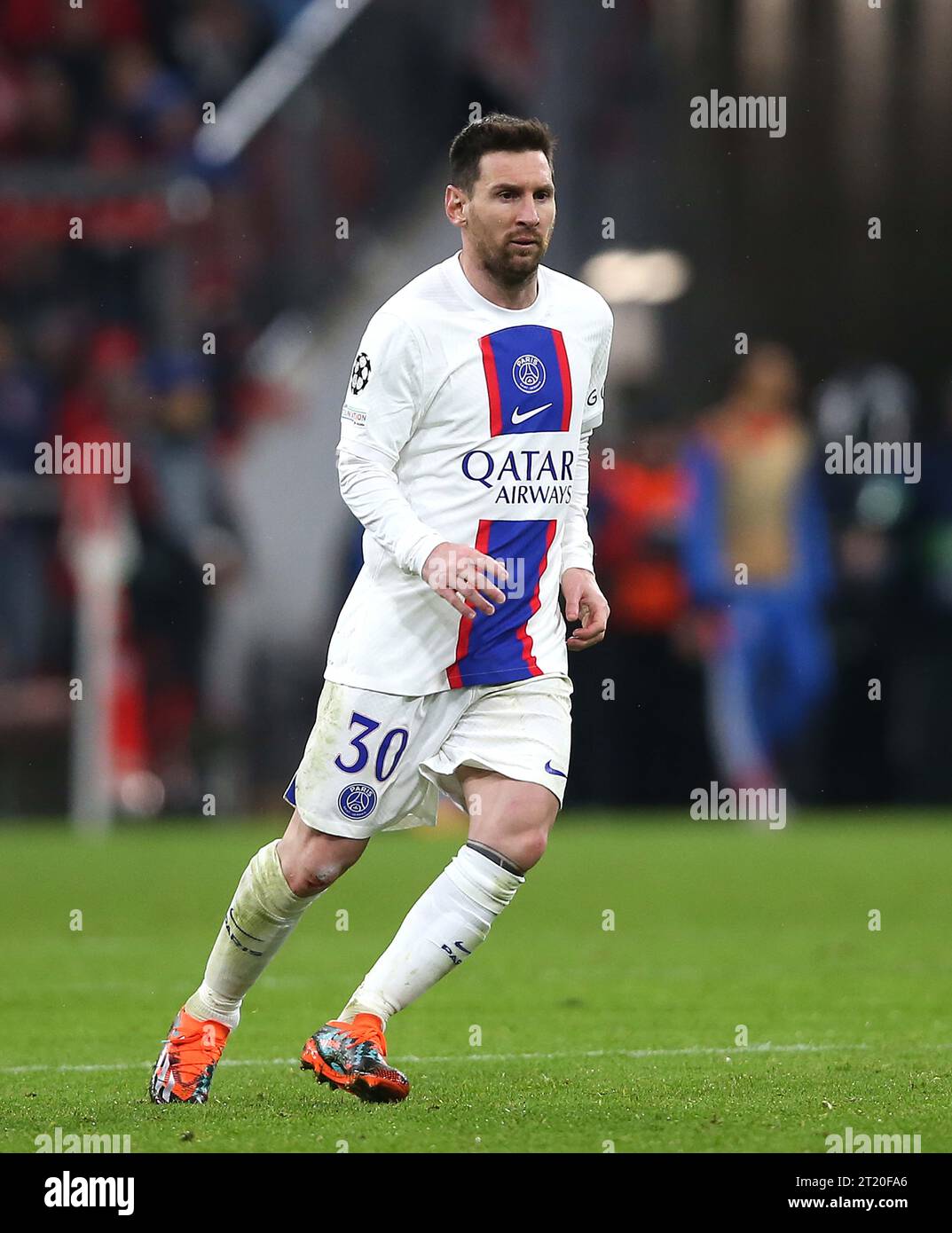Lionel Messi of Paris Saint-Germain. - Bayern Munich v Paris Saint ...