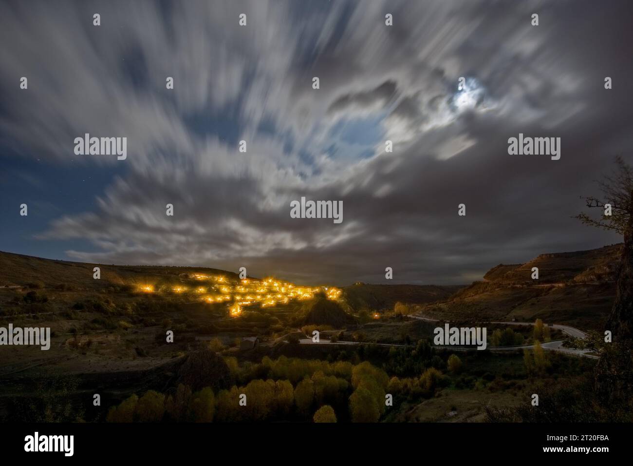 The medieval town of Sepulveda in the province of Segovia, one of the ...