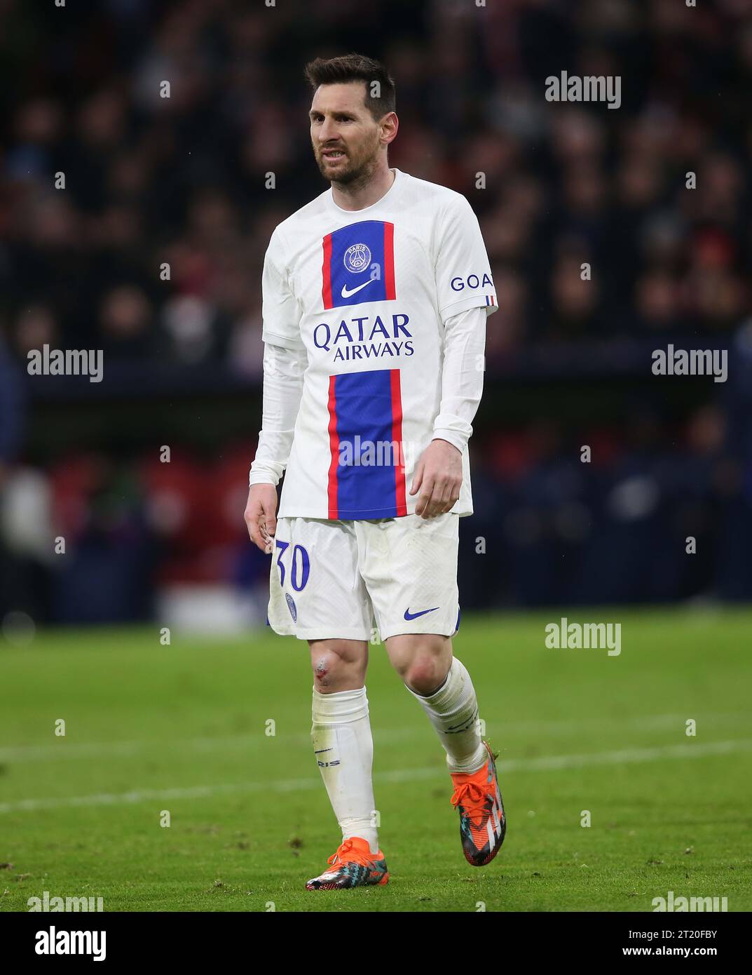 Lionel Messi of Paris Saint-Germain. - Bayern Munich v Paris Saint ...