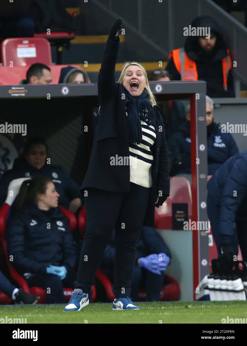 Emma Hayes manager of Chelsea Women. - Arsenal Women v Chelsea Women ...