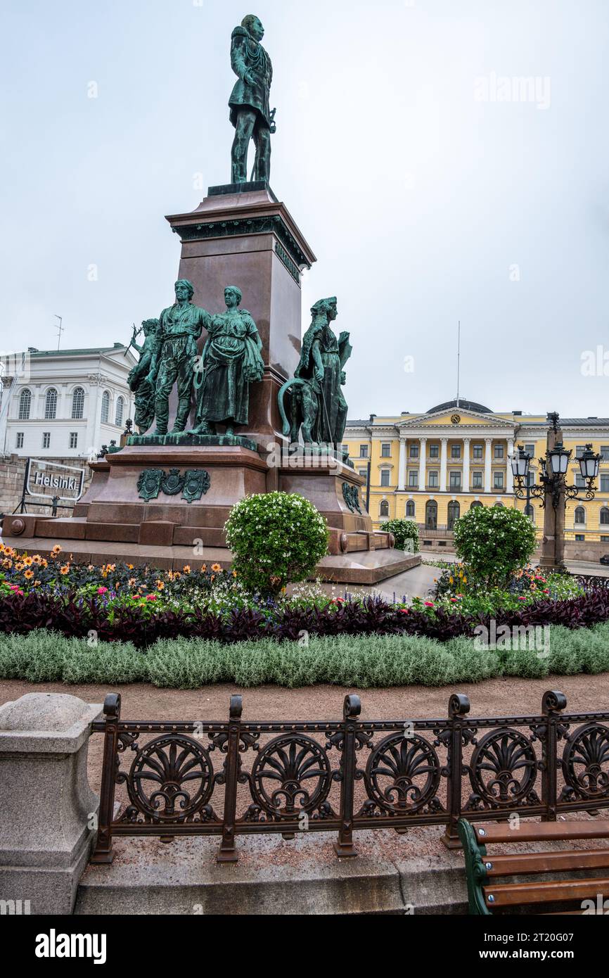 Helsinki famous statue hi-res stock photography and images - Alamy