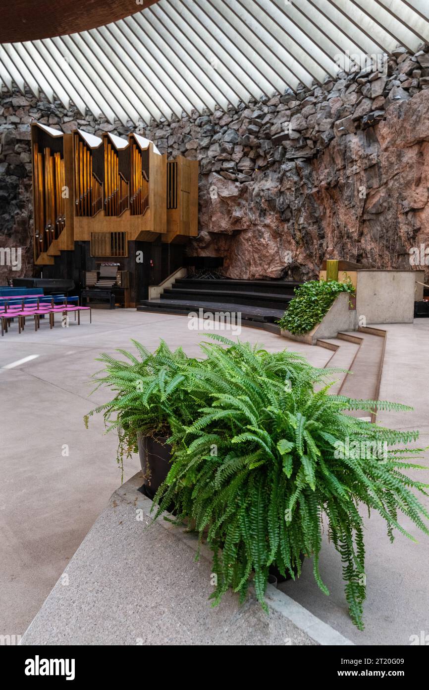 The Stone Church, (Temppeliaukion Church), Helsinki Stock Photo - Alamy
