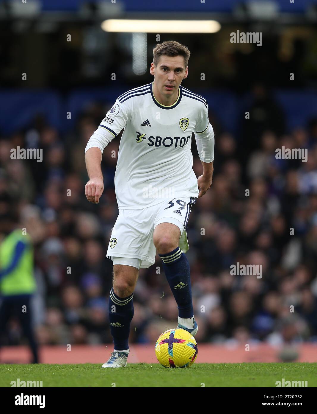 Max Wober of Leeds United. - Chelsea v Leeds United, Premier League ...