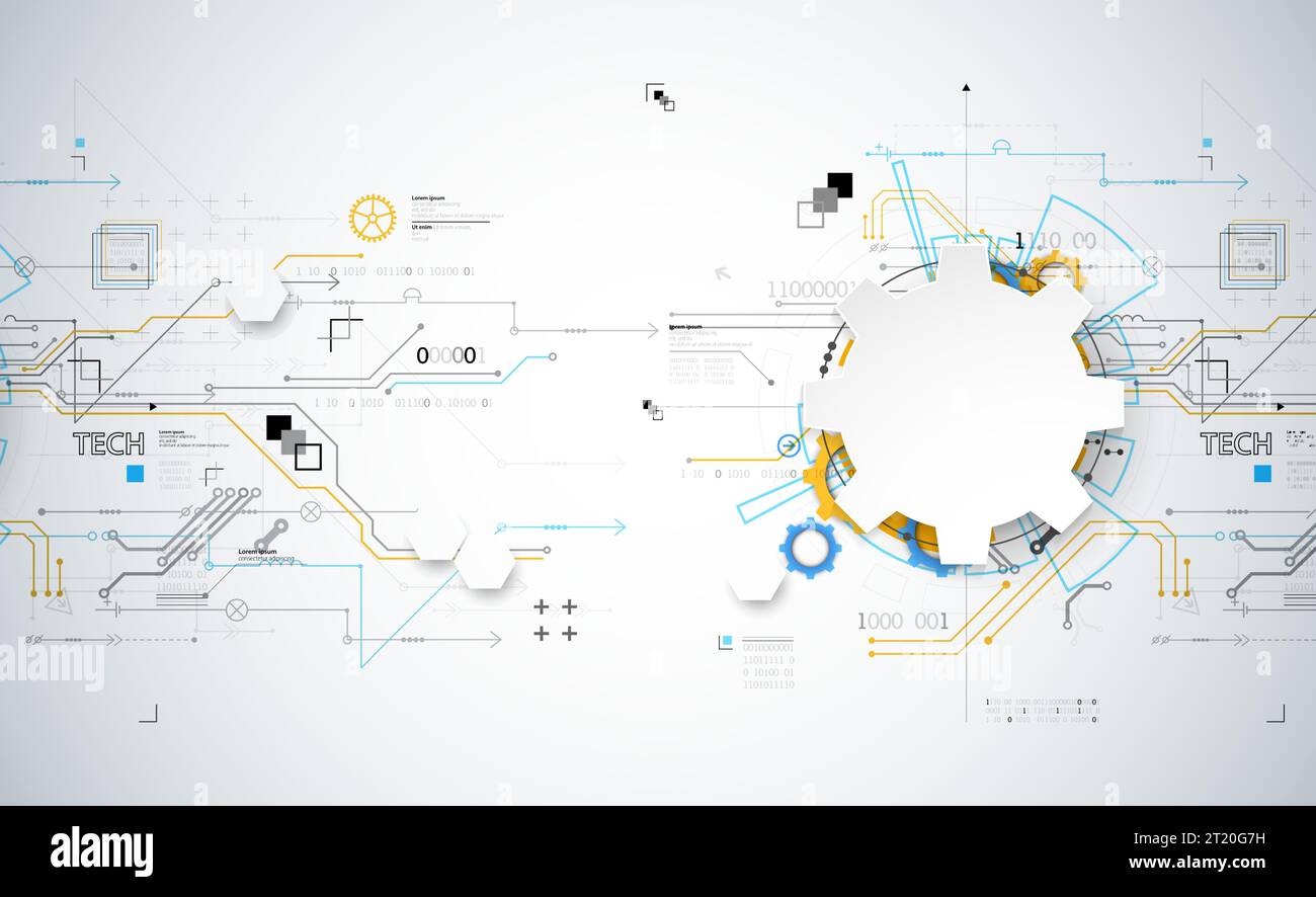 Abstract technology background. Communication concept, futuristic ...