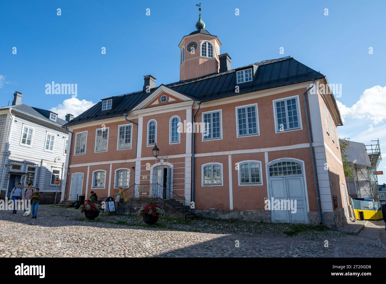Porvoo Town Hall, Old Town, Finland Stock Photo - Alamy