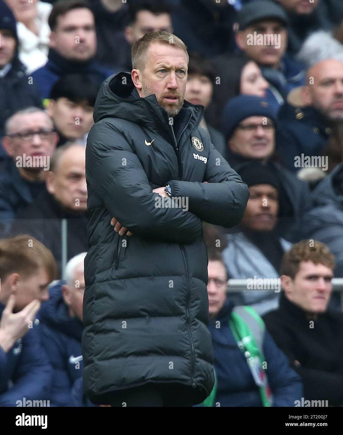 Graham Potter Manager of Chelsea. - Tottenham Hotspur v Chelsea ...