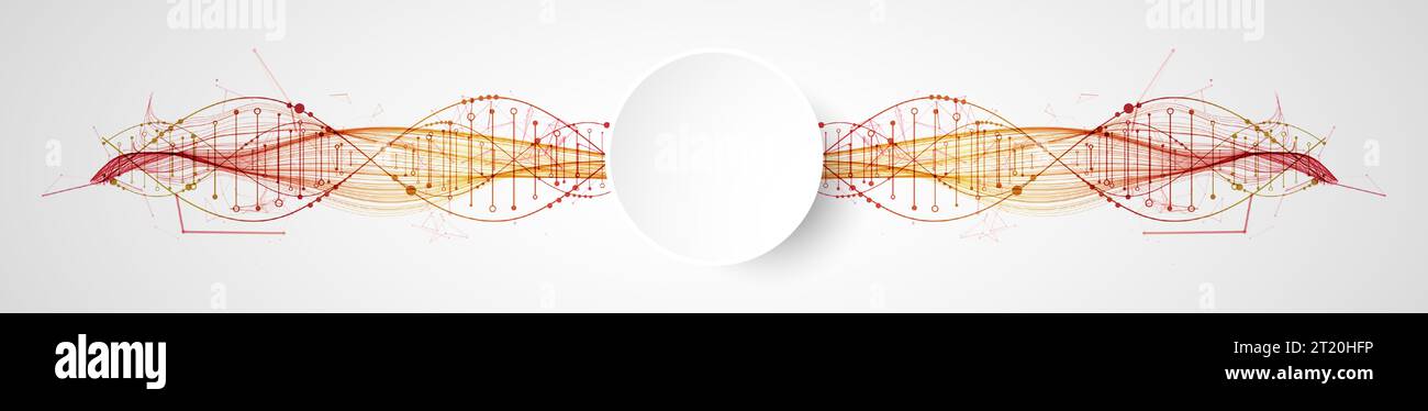 Science template, abstract background with a DNA molecules. Vector ...
