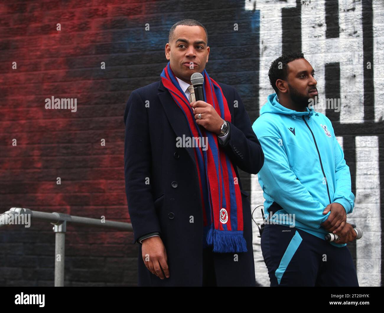 Comedian & Crystal Palace fan Doc Brown. - Crystal Palace v Brighton ...
