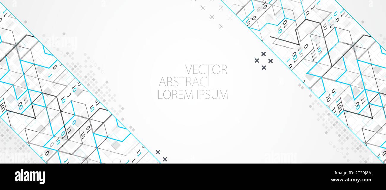 Abstract horizontal technology background. Communication concept ...