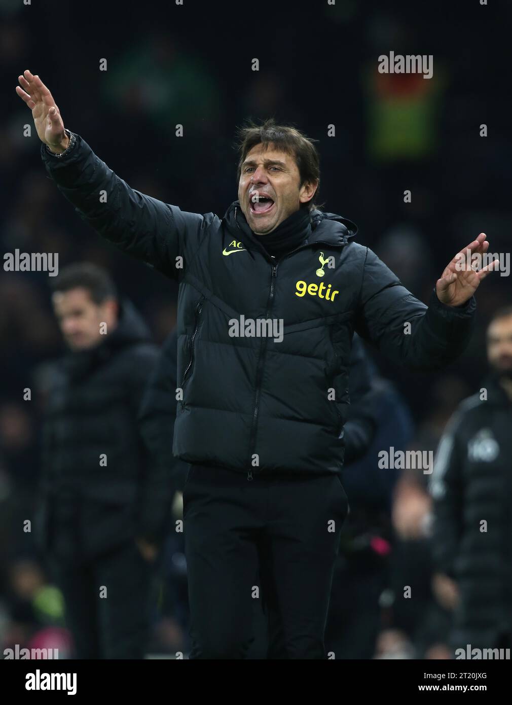 Antonio Conte Manager of Tottenham Hotspur. - Fulham v Tottenham ...