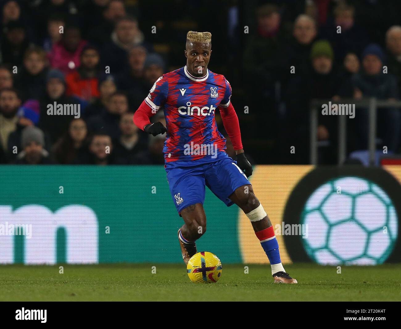 Wilfried Zaha of Crystal Palace. - Crystal Palace v Newcastle United ...