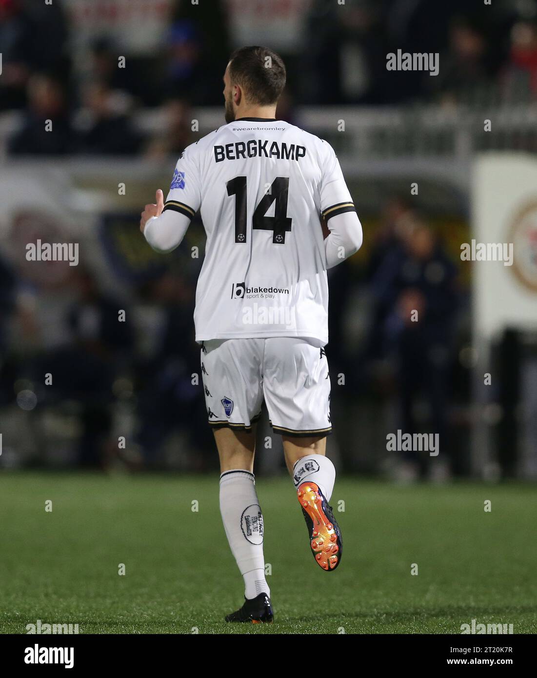 Mitchel Bergkamp of Bromley on his debut. - Bromley v Aldershot Town ...