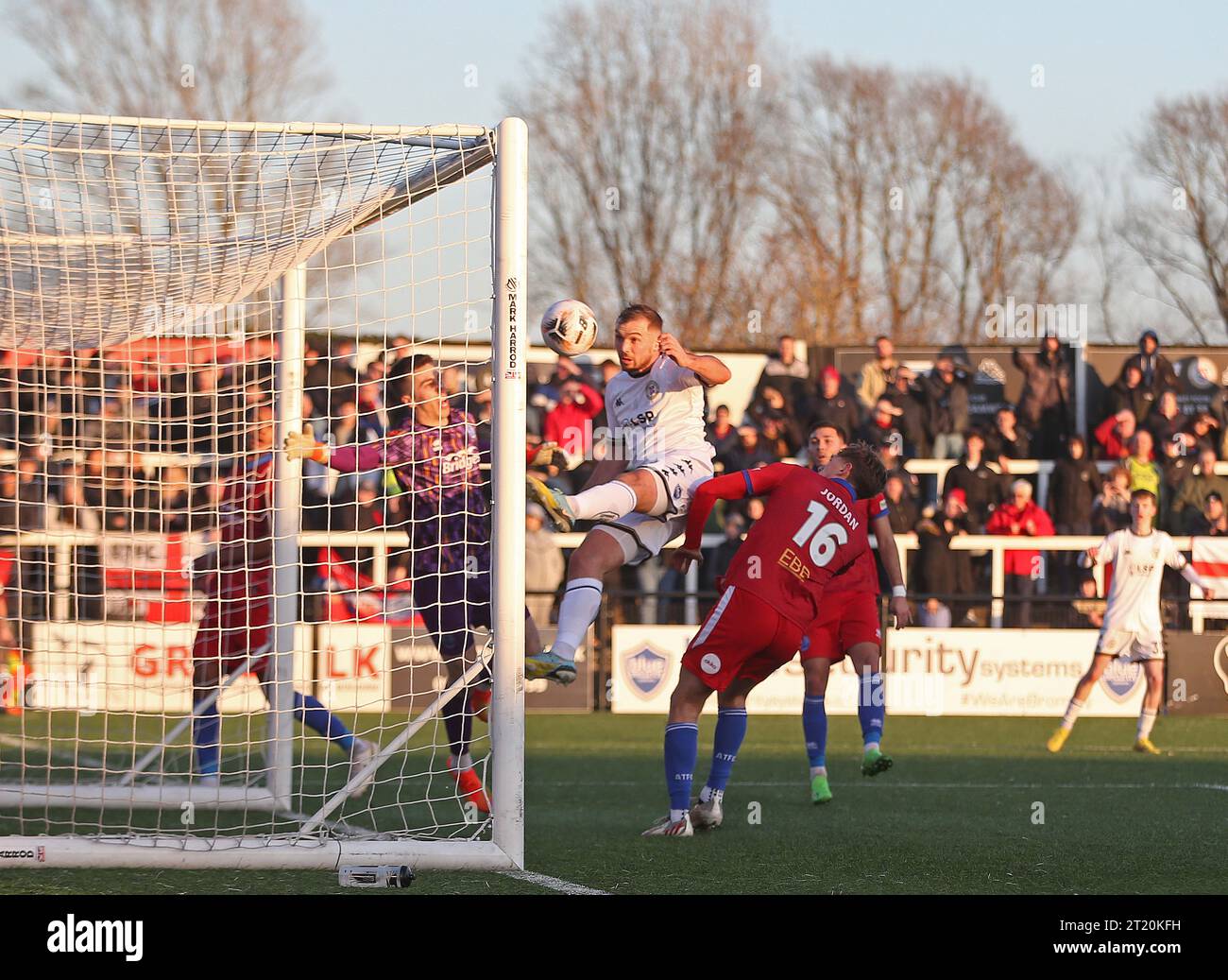 GOAL 1-1, Michael Cheek of Bromley scores. - Bromley v Aldershot Town ...