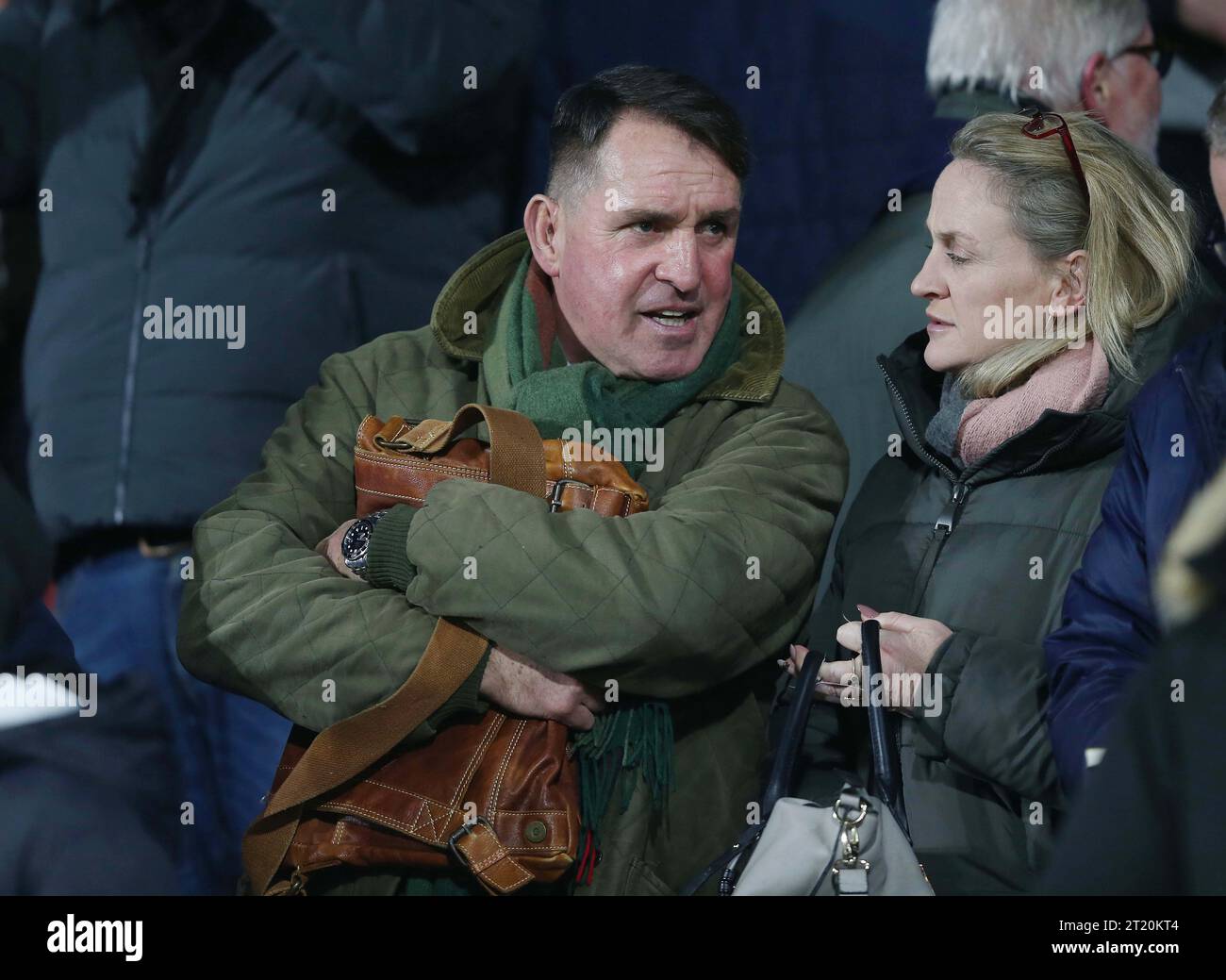 Martin Allen Football manager. - Crystal Palace v Manchester United ...