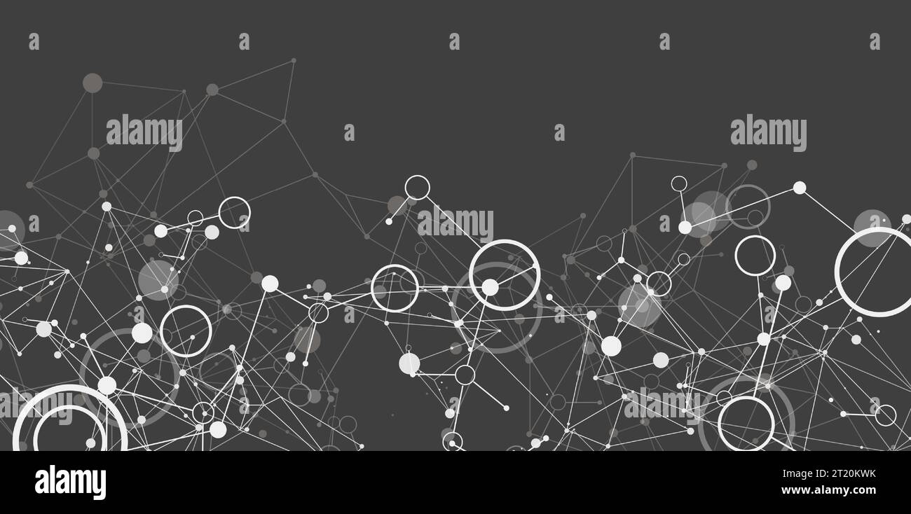 Template for science and technology presentation. Plexus style ...