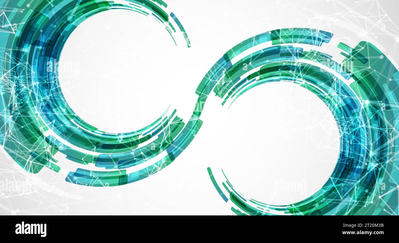 Abstract template plexus circles Stock Vector Images - Alamy