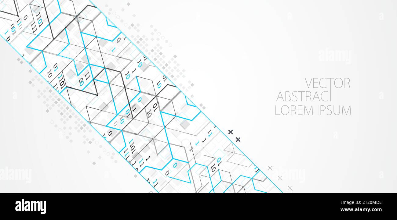 Abstract horizontal technology background. Communication concept ...
