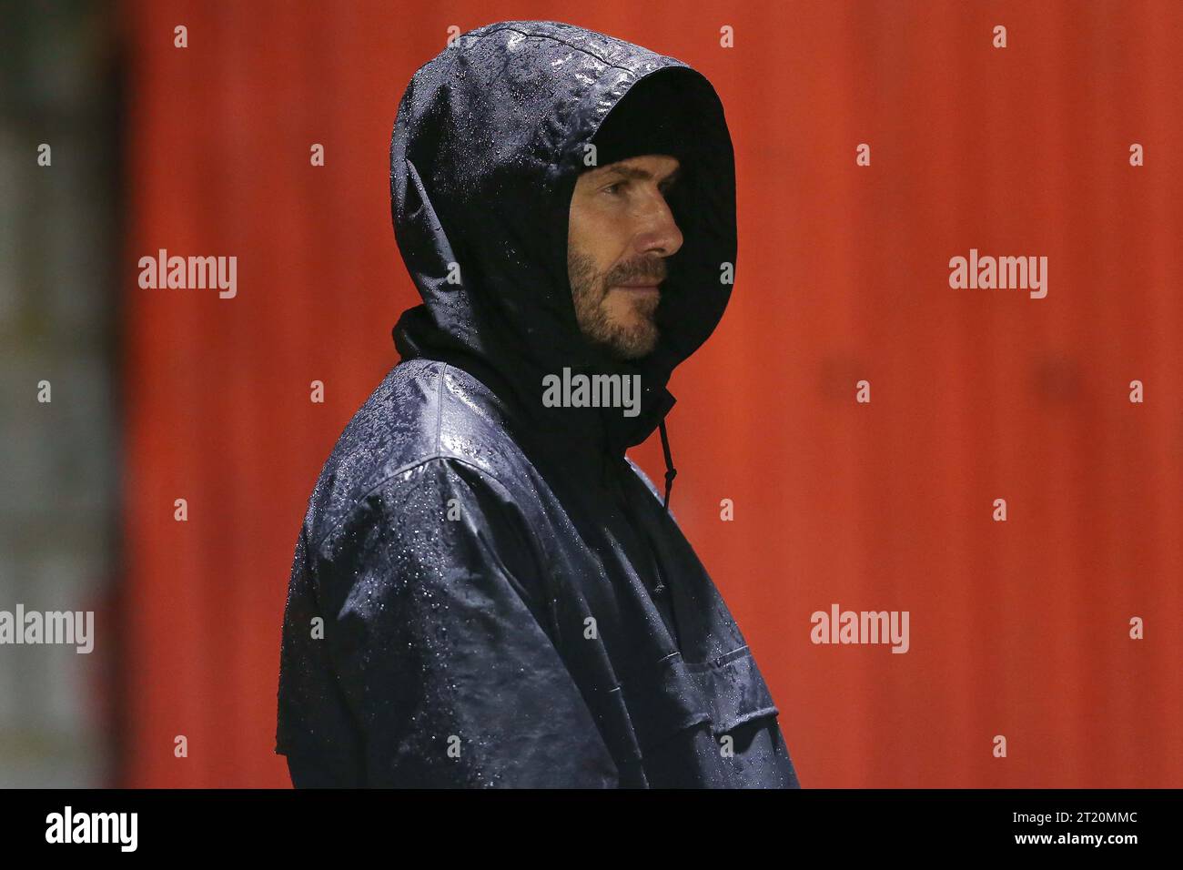 David Beckham watches Romeo Beckham play for Brentford B. - Erith ...