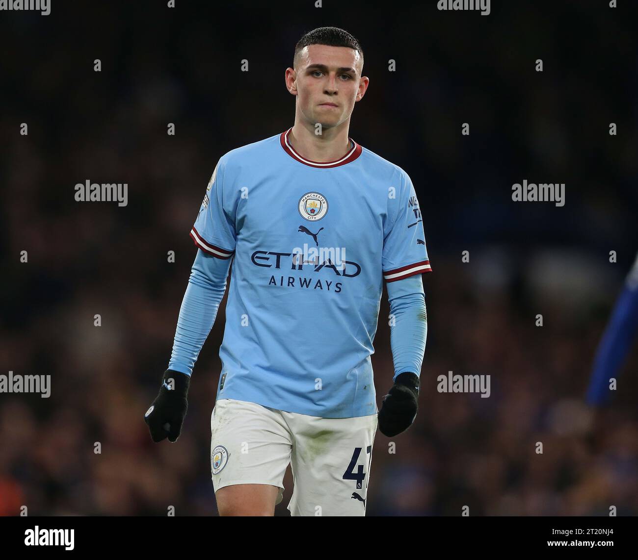 Phil Foden of Manchester City. - Chelsea v Manchester City, Premier ...
