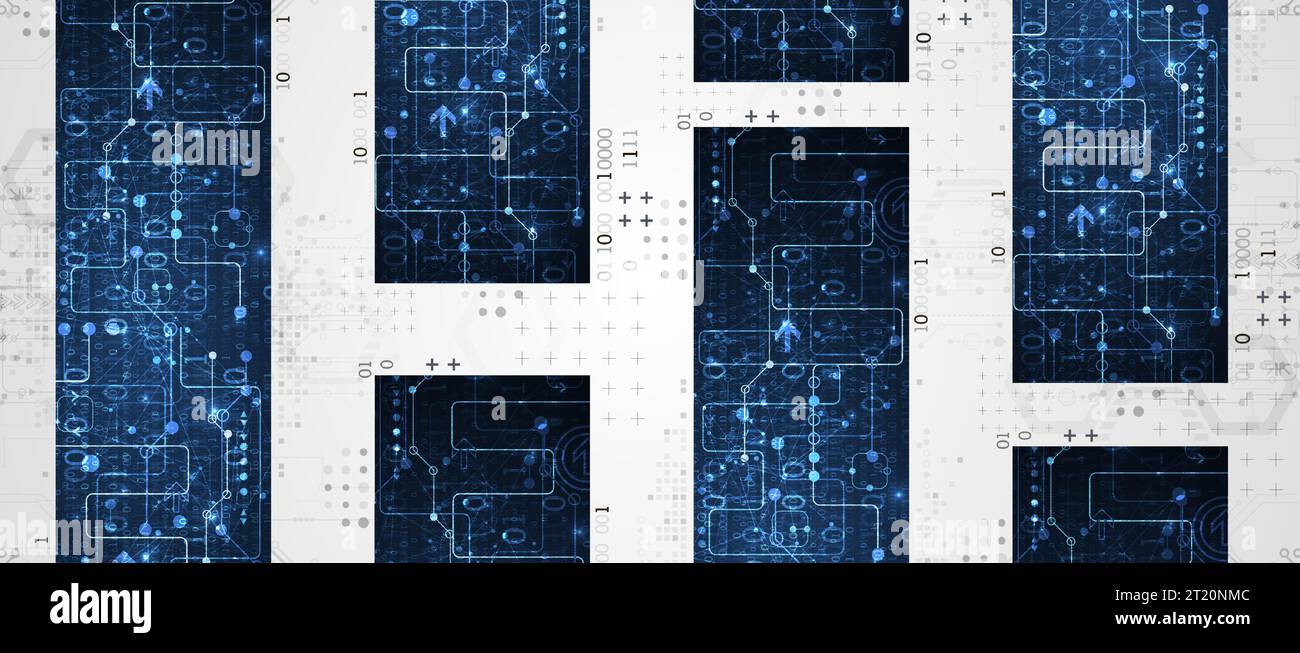 Abstract technology background. Communication concept, futuristic ...