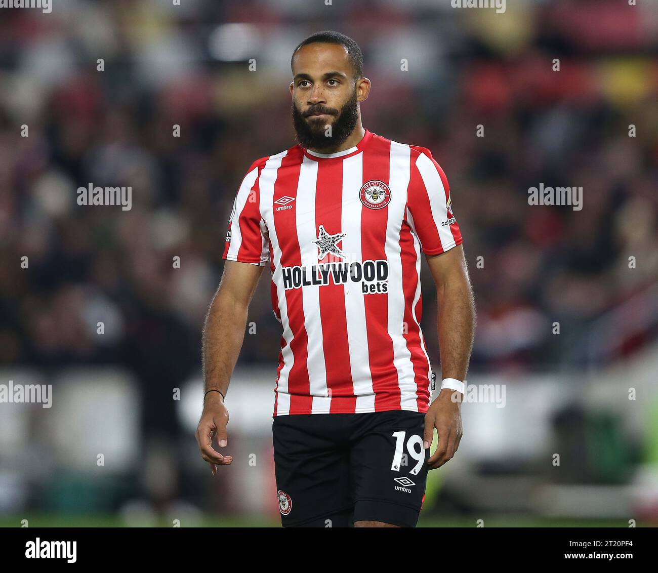 Bryan Mbeumo of Brentford. - Brentford v Liverpool, Premier League ...