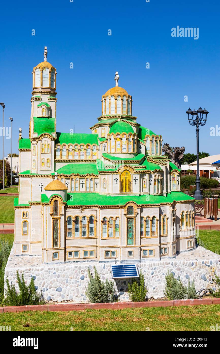 Model of Russian Basillica at the Russian Orthodox church of Apostolou ...