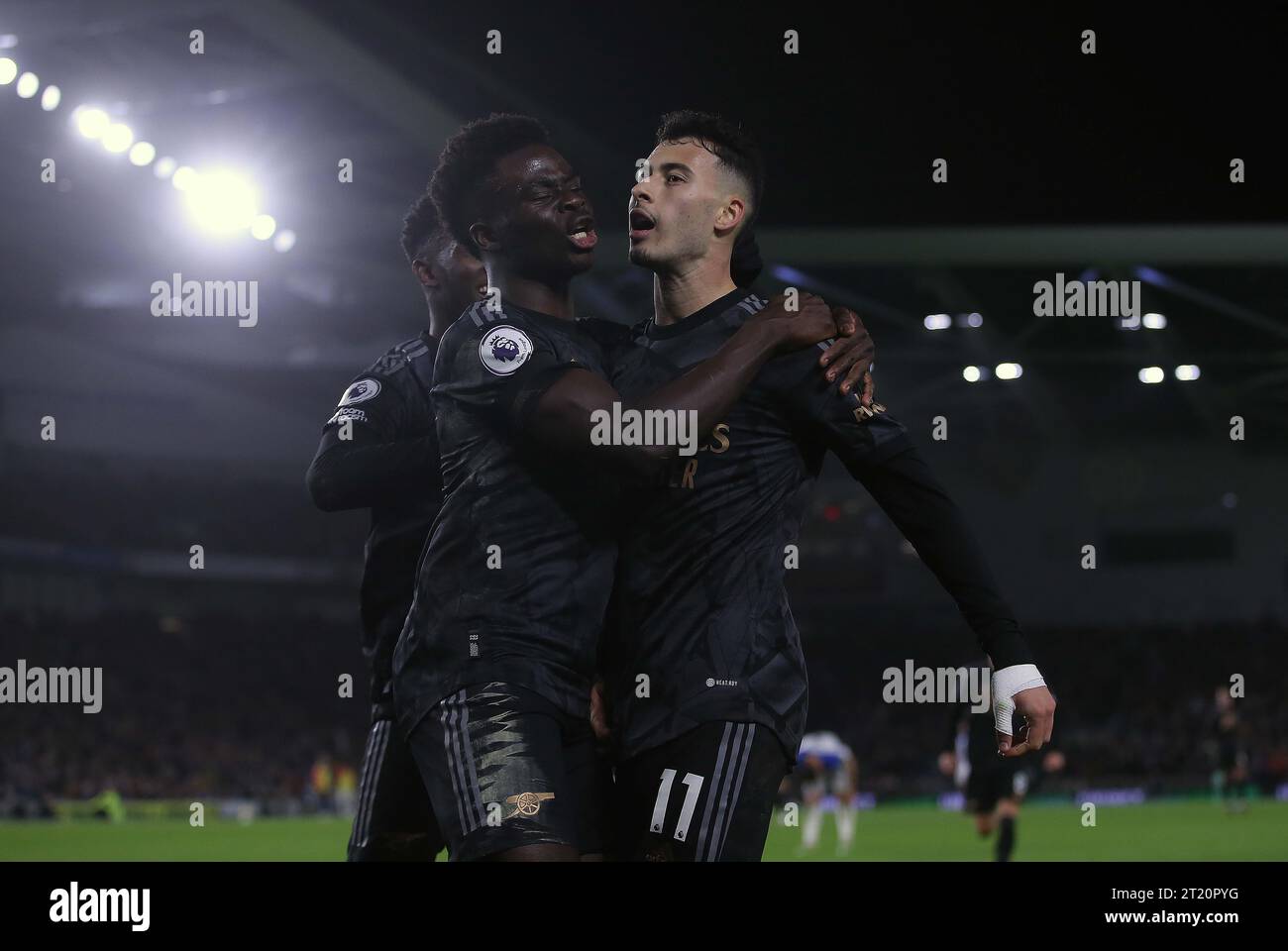 Goal 4 1 Gabriel Martinelli Of Arsenal Goal Celebration With Eddie