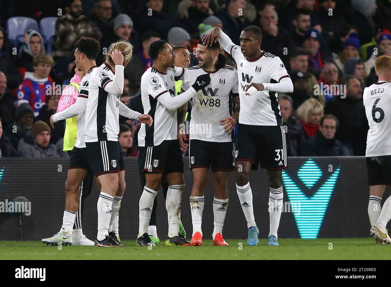 GOAL 3-0, Aleksandar Mitrovic of Fulham goal celebration. - Crystal ...