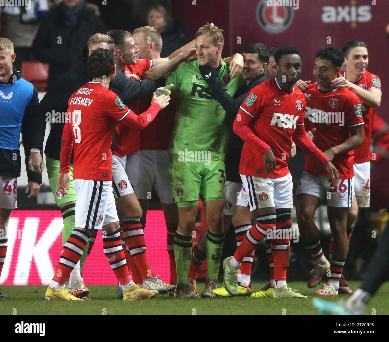 Charlton athletic 2022 23 celebrates hi-res stock photography and ...
