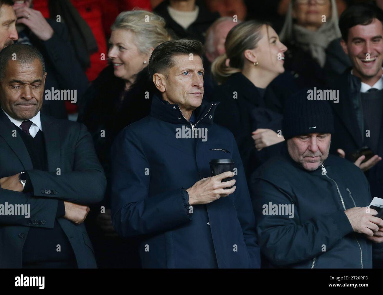 Steve Parish chairman of Crystal Palace. - Crystal Palace v Fulham ...