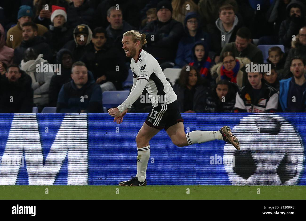 GOAL 2-0, Tim Ream of Fulham goal celebration. - Crystal Palace v ...