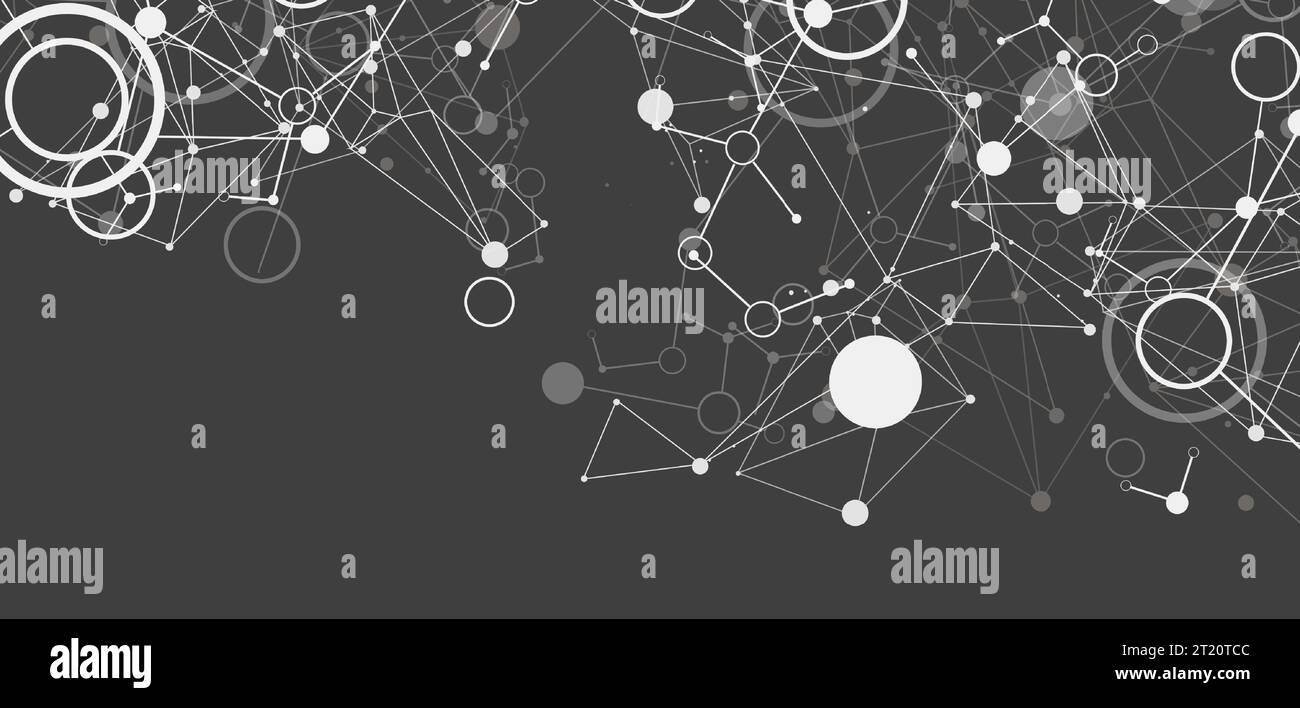 Template for science and technology presentation. Plexus style ...