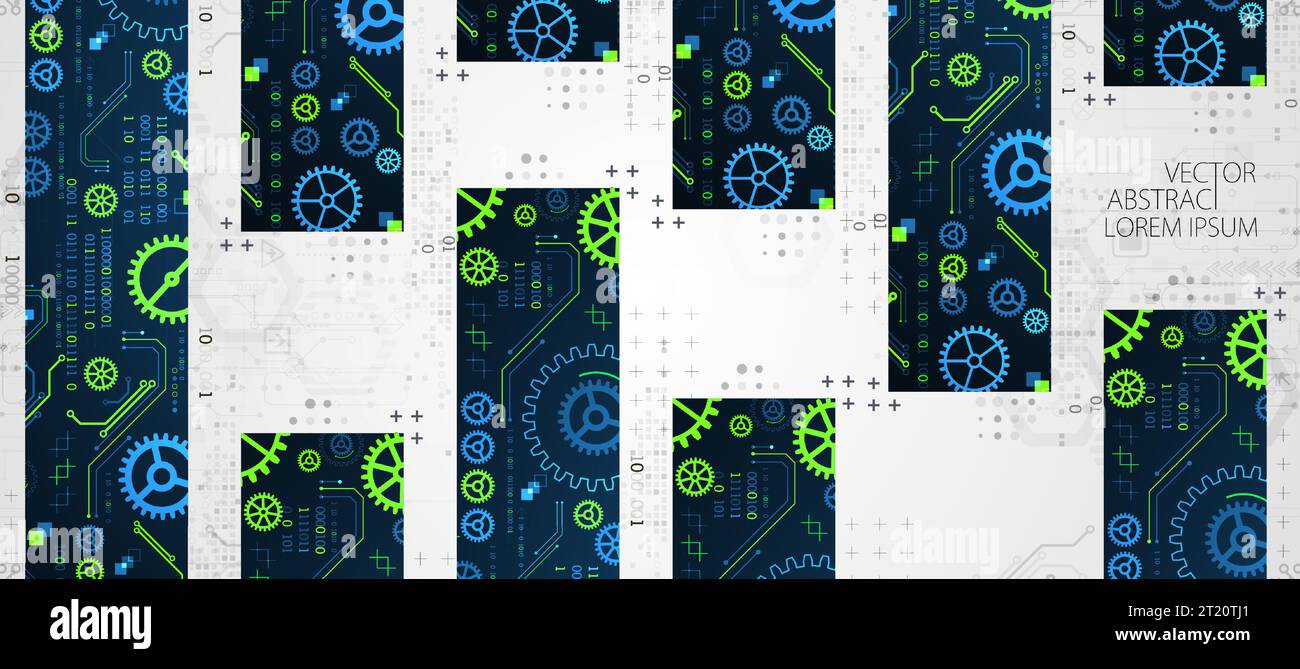 Abstract vertical technology background. Communication concept ...