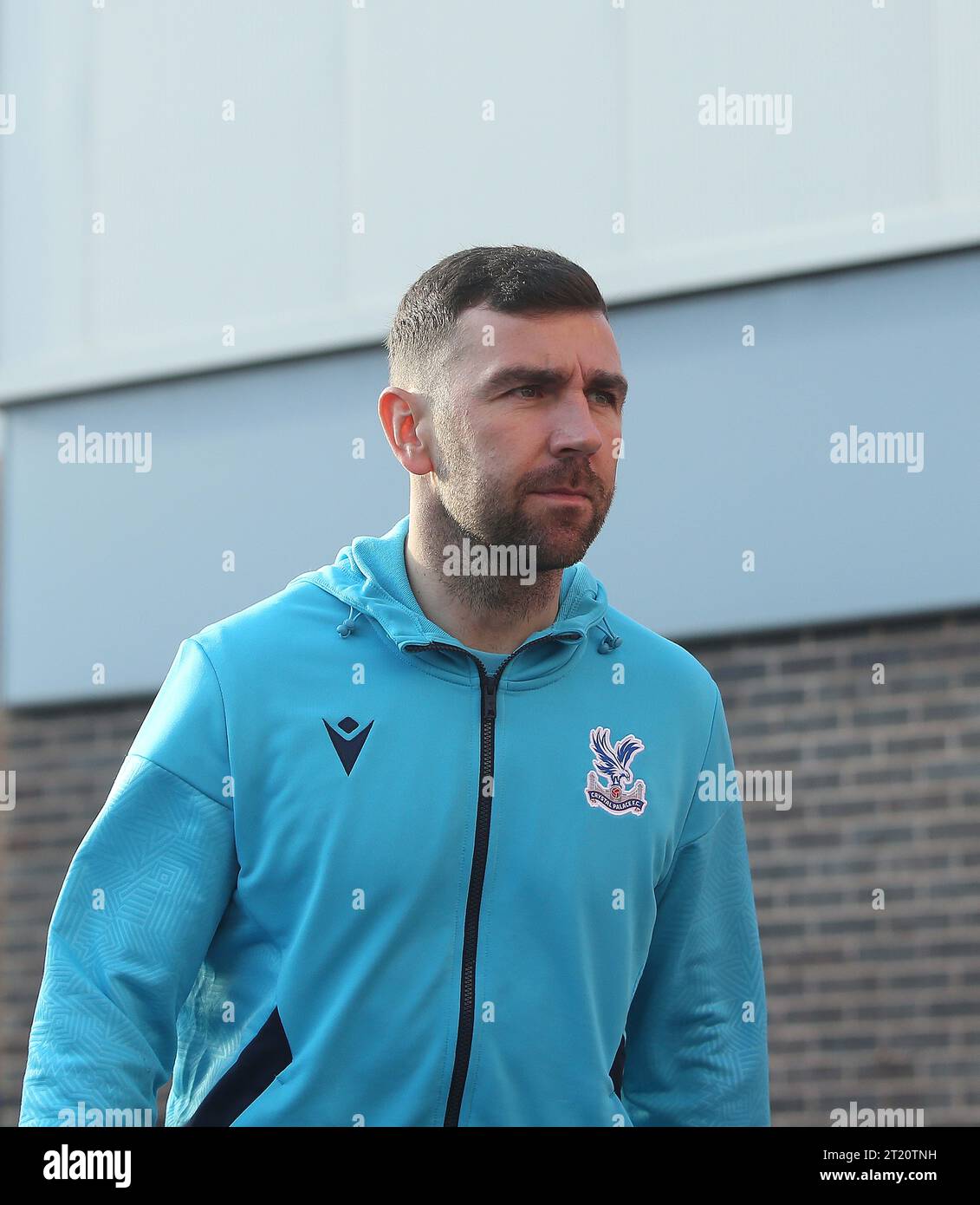 James McArthur of Crystal Palace arrives at The City Ground ...
