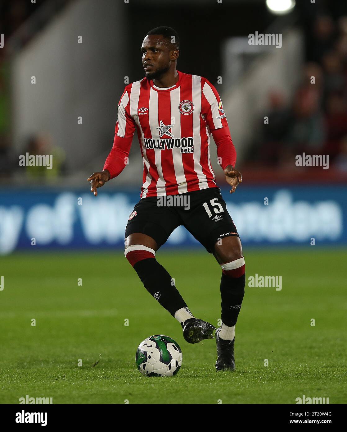 Frank Onyeka of Brentford. - Brentford v Gillingham, EFL Cup, English ...