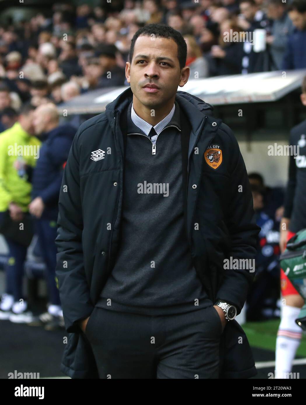 Liam Rosenior Manager of Hull City. - Millwall v Hull City, Sky Bet ...