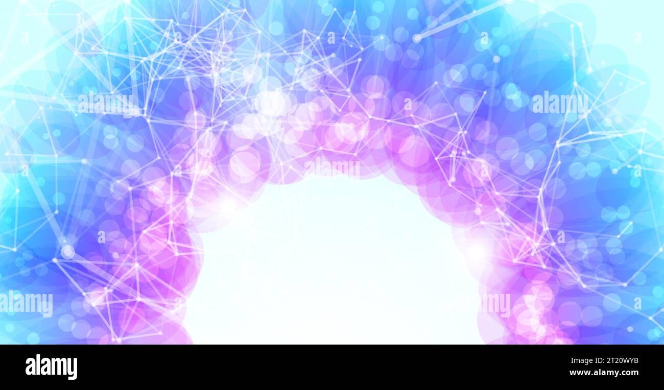 Colorful geometric background with plexus effect Stock Vector Image ...