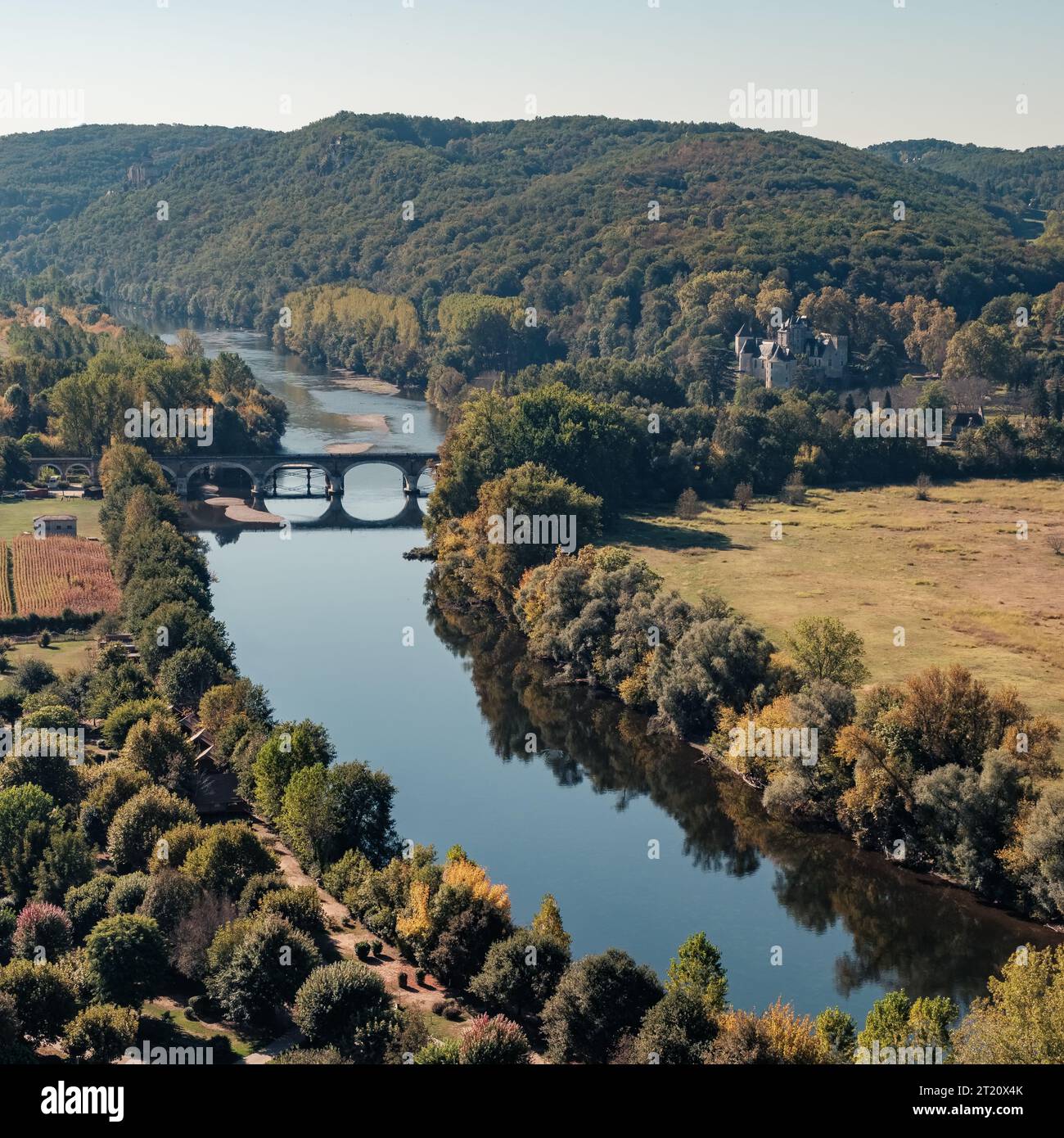 Fayrac, Nouvelle-Aquitaine, France - 11th October 2023: Chateau de ...